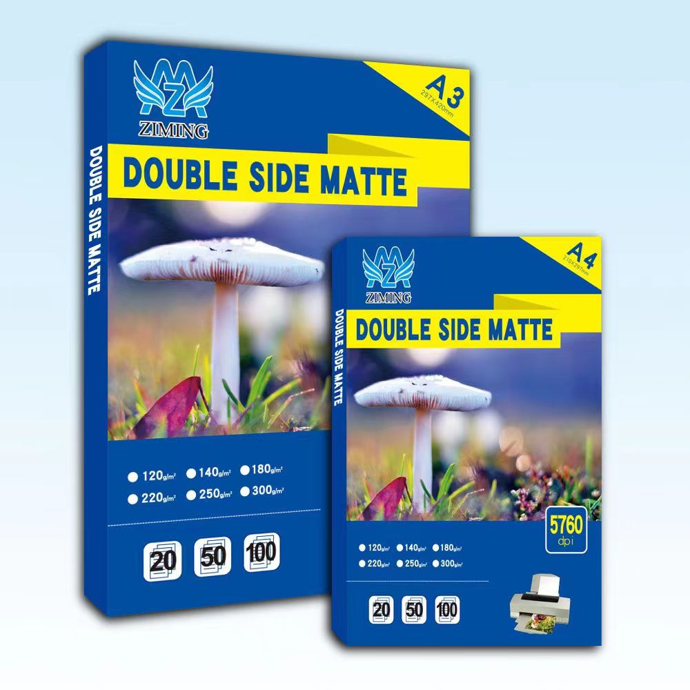 Double side matte photo paper - Shanghai Ziming Industrial Co.,Ltd